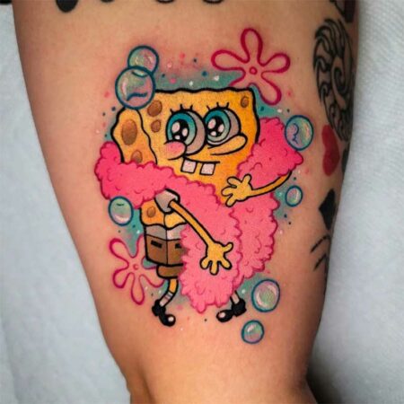 50+ Cartoon Tattoo Designs and Inspirations from Your Childhood