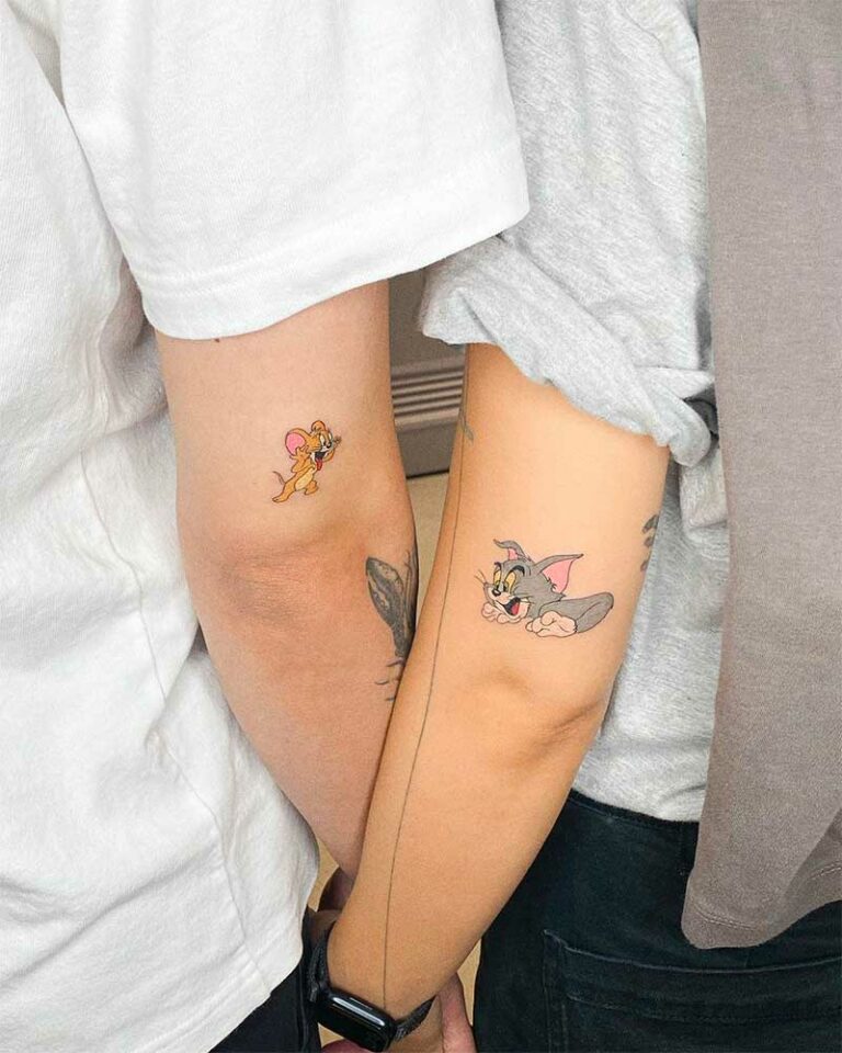 50+ Cartoon Tattoo Designs and Inspirations from Your Childhood