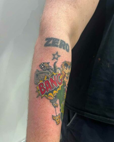 50+ Cartoon Tattoo Designs and Inspirations from Your Childhood